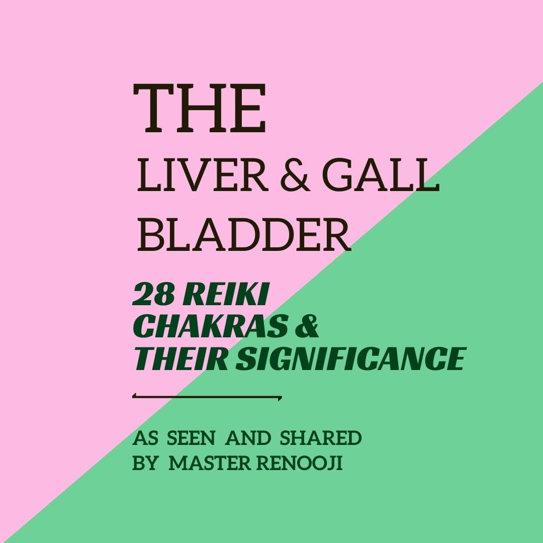 THE LIVER & GALL BLADDER | 28 Reiki Chakras and their Significance ...